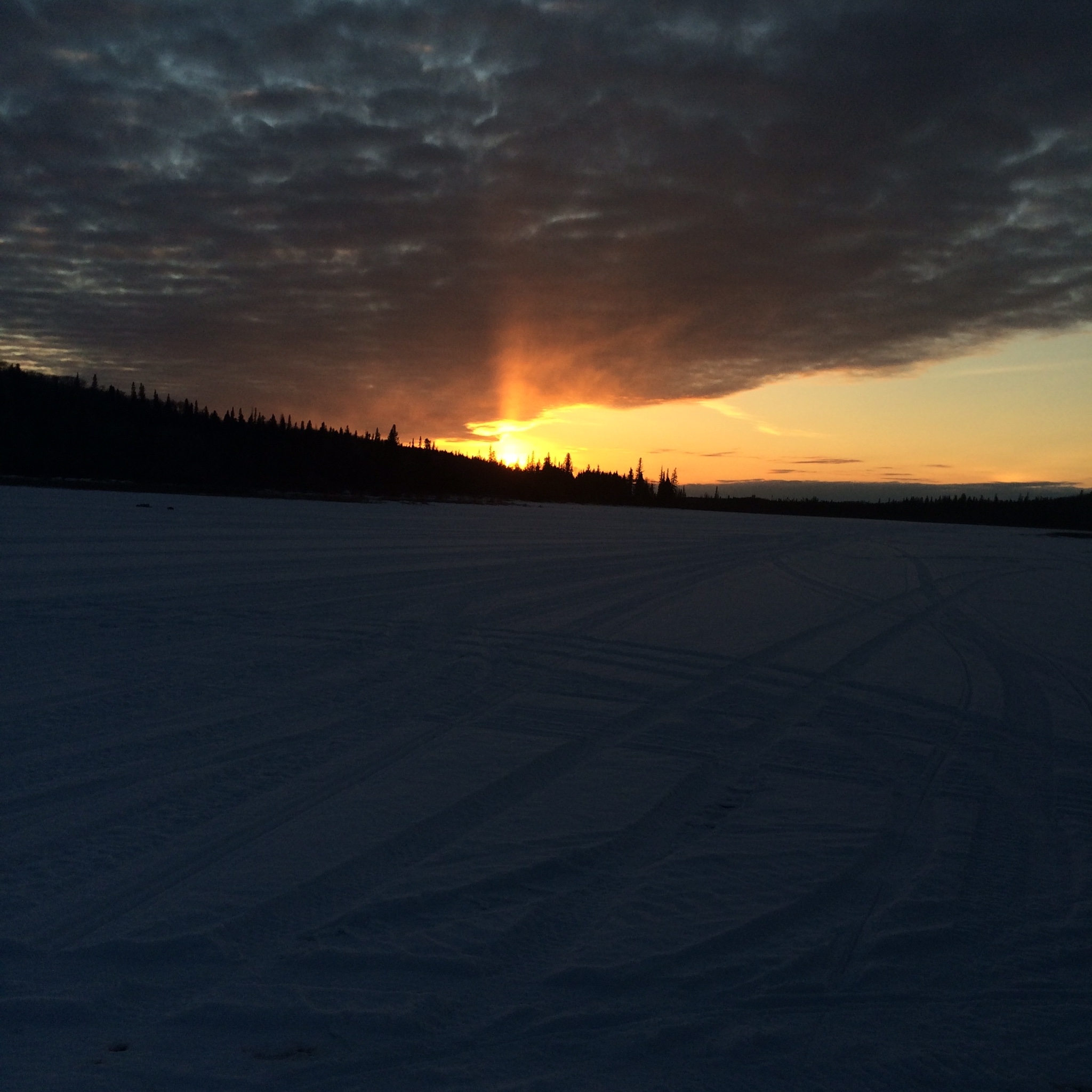 Allan Meachem - McBride Lake, Saskatchewan - Beautiful sunset - Sled'N ...